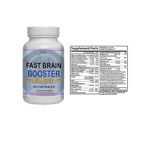 Fast Brain Booster – 30-Day Supply | WELLBEUP