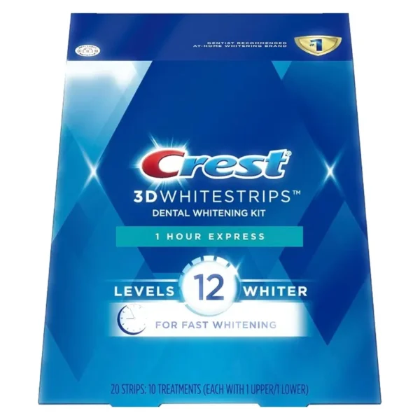 Crest 3D Whitestrips Level 12 – 1 Hour Express Teeth